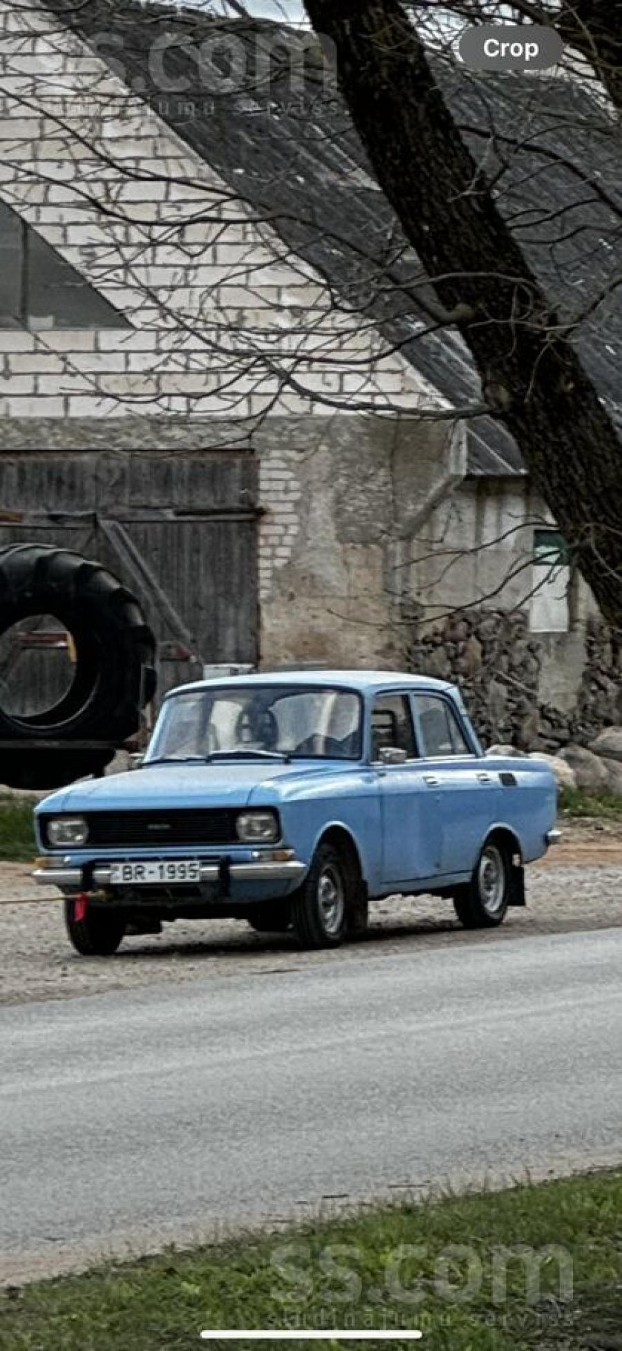 Blue Moskvich / AZLK 2140 1988 in Riga, with an engine capacity of 1.50 L and mileage of 98 thousand km for 500 €, photo 1 on AUTOMOTO.COM.LV