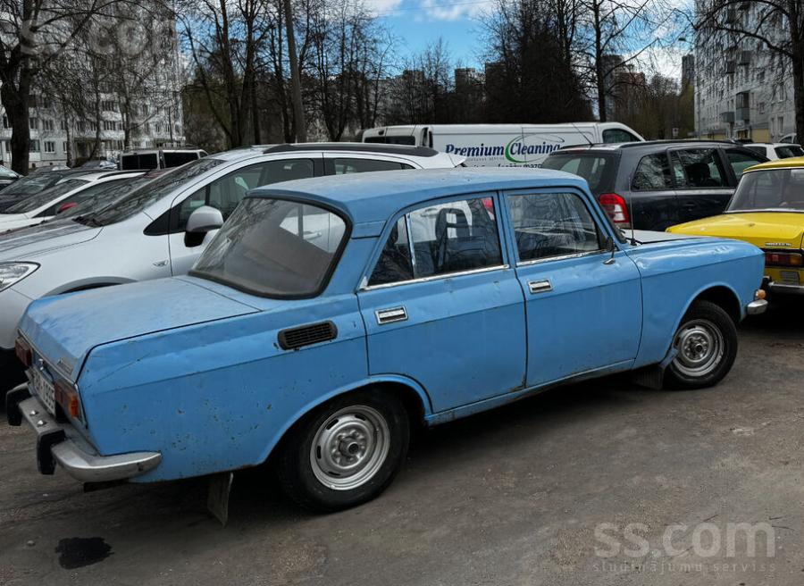 Blue Moskvich / AZLK 2140 1988 in Riga, with an engine capacity of 1.50 L and mileage of 98 thousand km for 500 €, photo 3 on AUTOMOTO.COM.LV