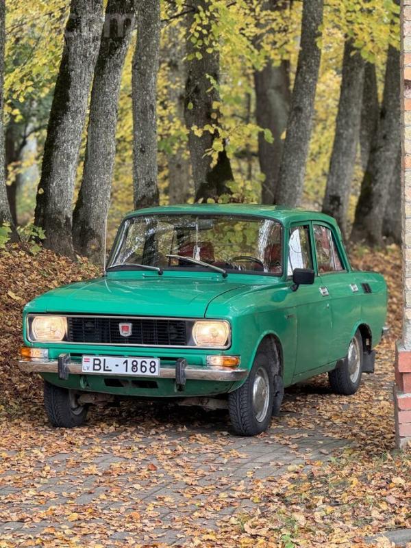 Zaļš Moskvych / AZLK 2140 1980 Rīga, ar dzinēja tilpumu 1.50 L un nobraukumu 49 tūkst. km par 1350 €, foto 1 vietnē AUTOMOTO.COM.LV