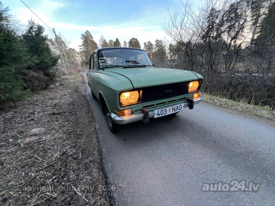 Zaļš Moskvych / AZLK 2140 1984 Narva-Jēsū, ar dzinēja tilpumu 1.50 L un nobraukumu 52 tūkst. km par 3900 €, foto 1 vietnē AUTOMOTO.COM.LV