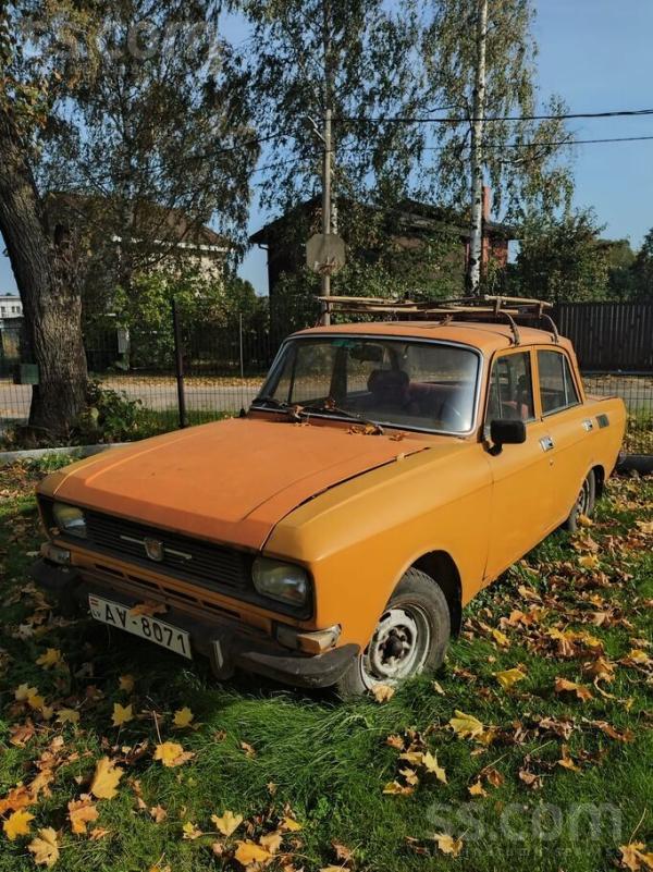Oranžs Moskvych / AZLK 2140 1980 Rīga, ar dzinēja tilpumu 1.50 L un nobraukumu 200 tūkst. km par 400 €, foto 3 vietnē AUTOMOTO.COM.LV