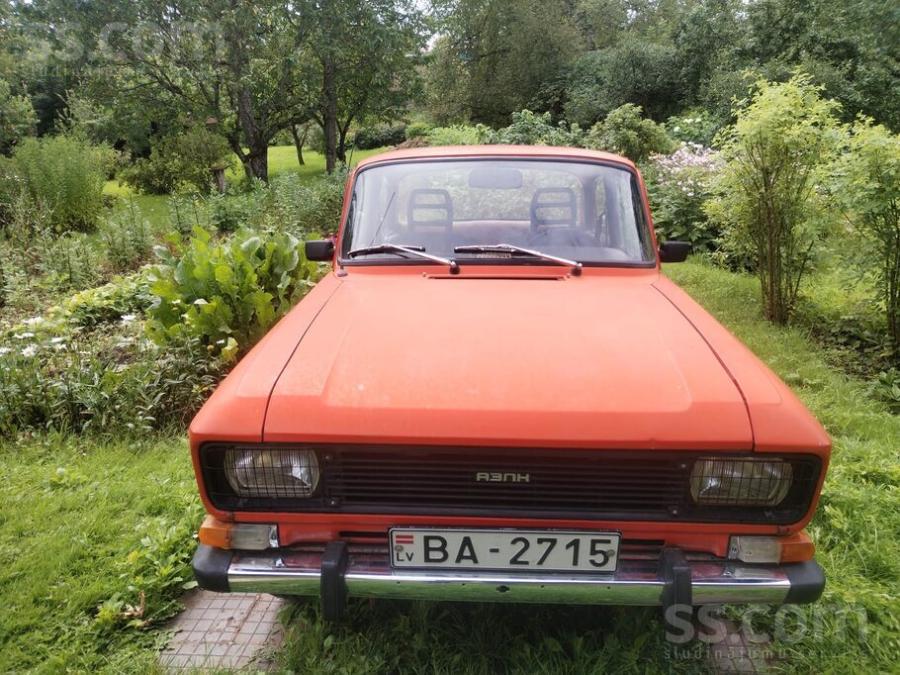 Oranžs Moskvych / AZLK 2140 1988 Cēsis, ar dzinēja tilpumu 1.50 L un nobraukumu 11 tūkst. km par 2200 €, foto 4 vietnē AUTOMOTO.COM.LV