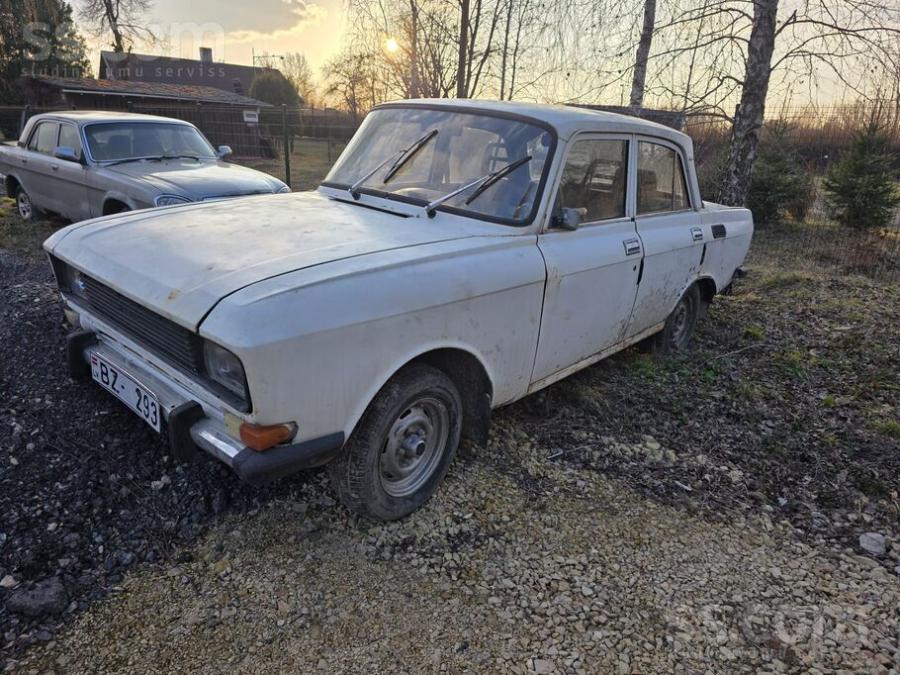 White Moskvich / AZLK 2140 1987 in Riga, with an engine capacity of 1.50 L and mileage of 100 thousand km for 550 €, photo 5 on AUTOMOTO.COM.LV