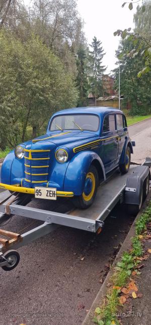 Синий Москвич / АЗЛК 400 1949 в Таллин, объемом двигателя 1.10 л и пробегом 0 тыс. км за 2600 €, фото  на AUTOMOTO.COM.LV
