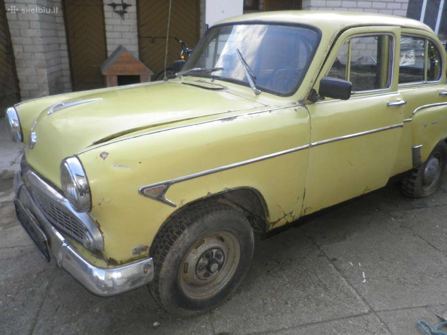 Зеленый Москвич / АЗЛК 401 1954 в Скуодас, объемом двигателя 1.00 л и пробегом 1 тыс. км за 1800 €, фото 8 на AUTOMOTO.COM.LV
