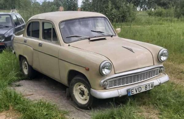 Brūns Moskvych / AZLK 403 1963 Viļņa, ar dzinēja tilpumu 1.50 L un nobraukumu 60 tūkst. km par 1650 €, foto 1 vietnē AUTOMOTO.COM.LV