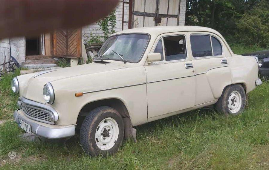 Коричневый Москвич / АЗЛК 403 1963 в Вильнюс, объемом двигателя 1.50 л и пробегом 60 тыс. км за 1650 €, фото 3 на AUTOMOTO.COM.LV