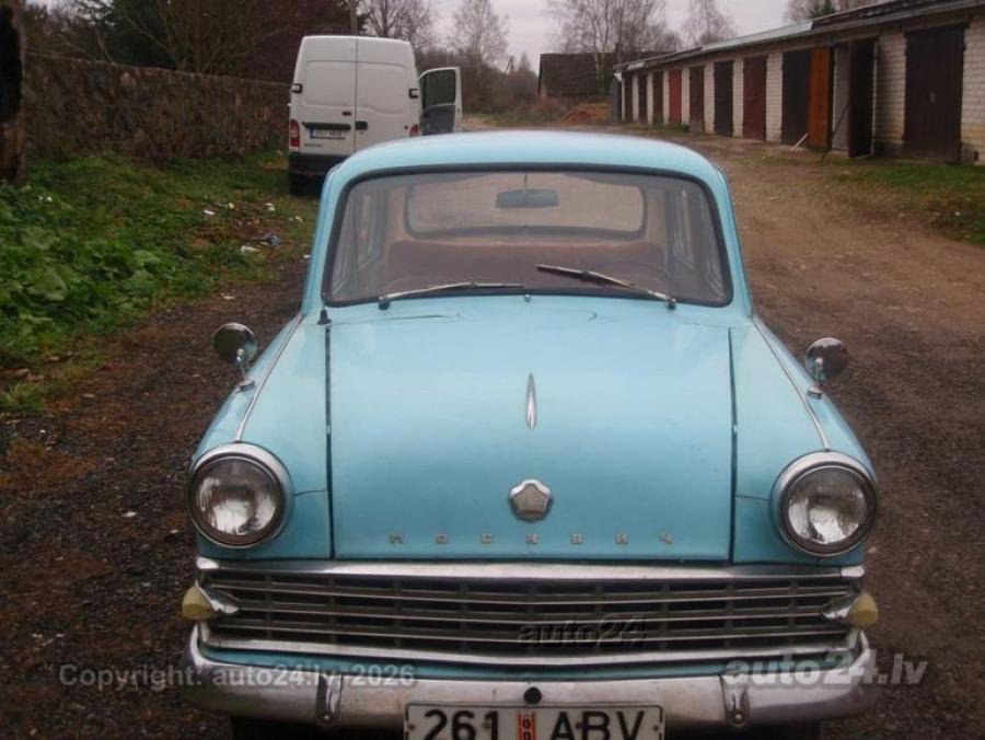 Moskvich / AZLK 403 1965 in Tartu, with an engine capacity of 1.40 L and mileage of 0 thousand km for 3400 €, photo 5 on AUTOMOTO.COM.LV