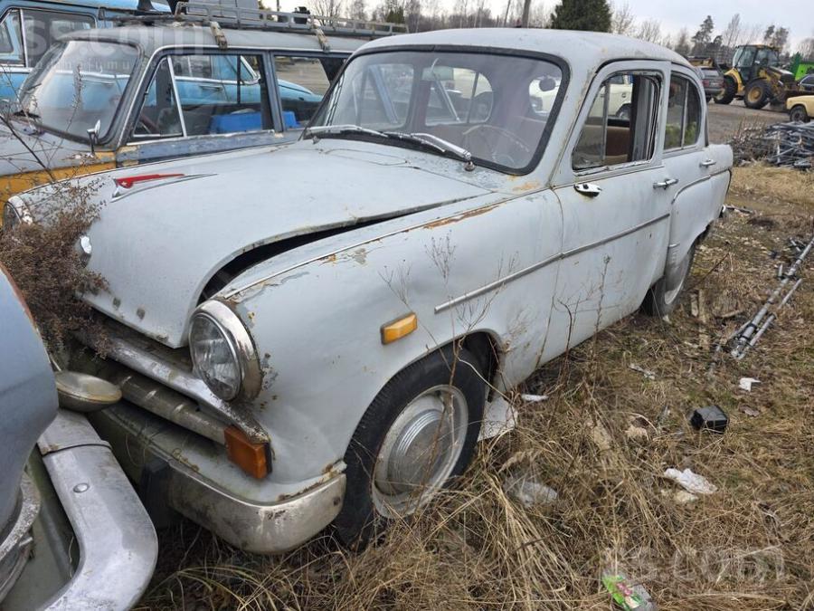 Pelēks Moskvych / AZLK 407 1960 Rīga, ar dzinēja tilpumu 1.20 L un nobraukumu 20 tūkst. km par 950 €, foto 1 vietnē AUTOMOTO.COM.LV