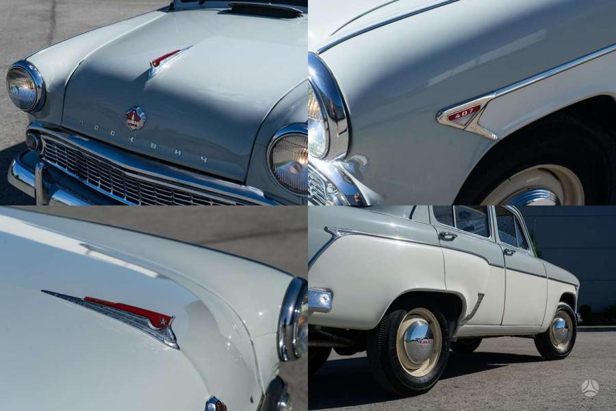 Grey Moskvich / AZLK 407 1961 in Tallinn, with an engine capacity of 1.36 L and mileage of 11 thousand km for 9900 €, photo 24 on AUTOMOTO.COM.LV