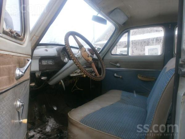 Grey Moskvich / AZLK 407 1963 in Riga, with an engine capacity of 1.20 L and mileage of 52 thousand km for 850 €, photo 6 on AUTOMOTO.COM.LV