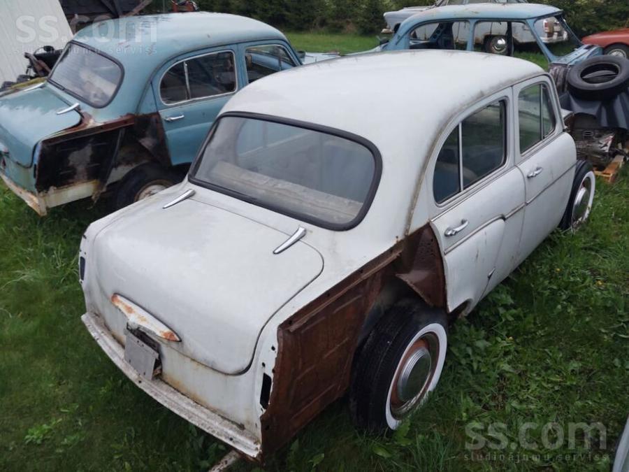 Pelēks Moskvych / AZLK 407 1963 Rīga, ar dzinēja tilpumu 1.20 L un nobraukumu 52 tūkst. km par 850 €, foto 13 vietnē AUTOMOTO.COM.LV