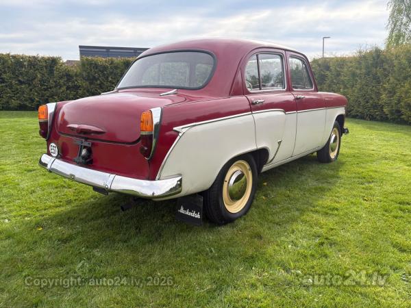Sarkans Moskvych / AZLK 407 1962 Tallina, ar dzinēja tilpumu 1.40 L un nobraukumu 70 tūkst. km par 9990 €, foto 4 vietnē AUTOMOTO.COM.LV
