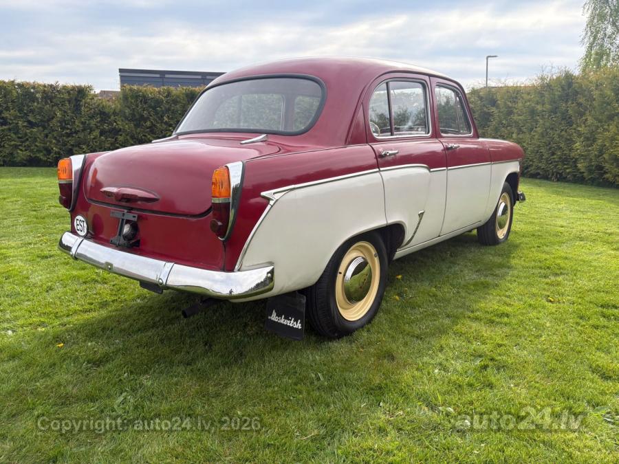 Sarkans Moskvych / AZLK 407 1962 Tallina, ar dzinēja tilpumu 1.40 L un nobraukumu 70 tūkst. km par 9990 €, foto 4 vietnē AUTOMOTO.COM.LV