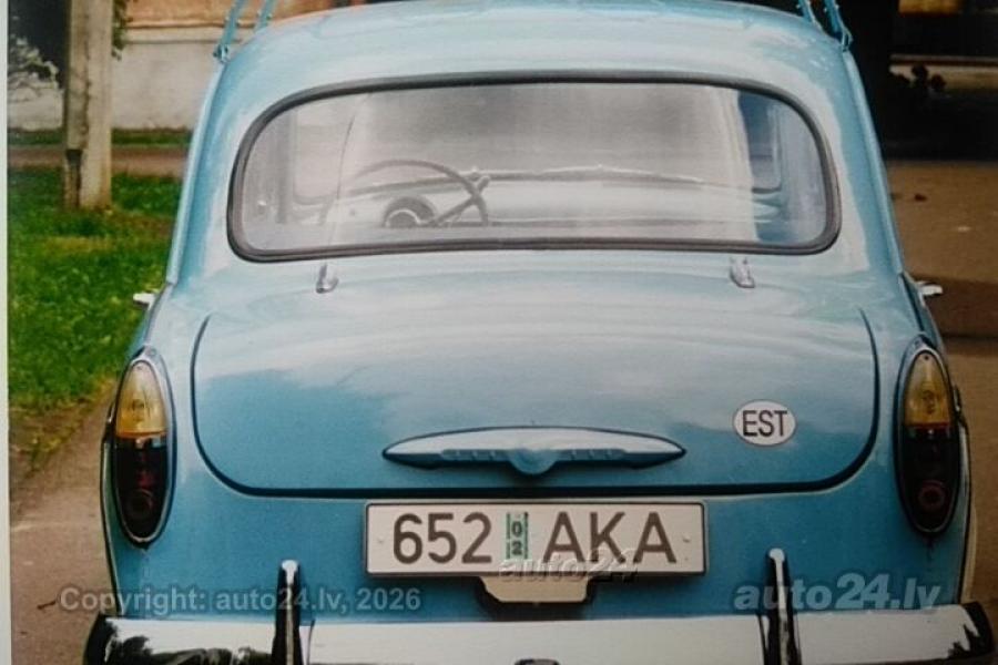 Moskvych / AZLK 407 1961 Narva, ar dzinēja tilpumu 1.40 L un nobraukumu 64 tūkst. km par 3000 €, foto 4 vietnē AUTOMOTO.COM.LV