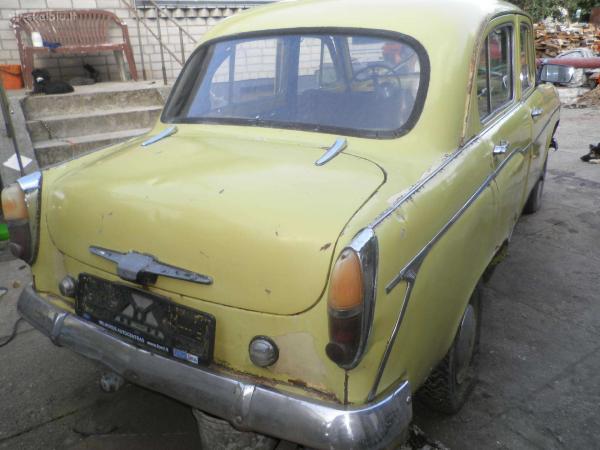 Yellow Moskvich / AZLK 407 1963 in Skuodas, with an engine capacity of 0.00 L and mileage of 1 thousand km for 950 €, photo 3 on AUTOMOTO.COM.LV