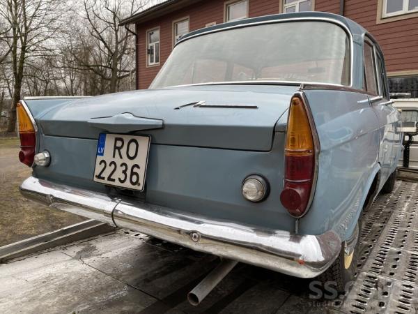 Blue Moskvich / AZLK 412 1968 in Riga, with an engine capacity of 1.50 L and mileage of 16 thousand km for 4200 €, photo 8 on AUTOMOTO.COM.LV