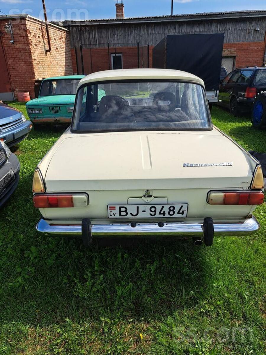 Brūns Moskvych / AZLK 412 1990 Preiļi, ar dzinēja tilpumu 1.50 L un nobraukumu 36 tūkst. km par 800 €, foto 5 vietnē AUTOMOTO.COM.LV