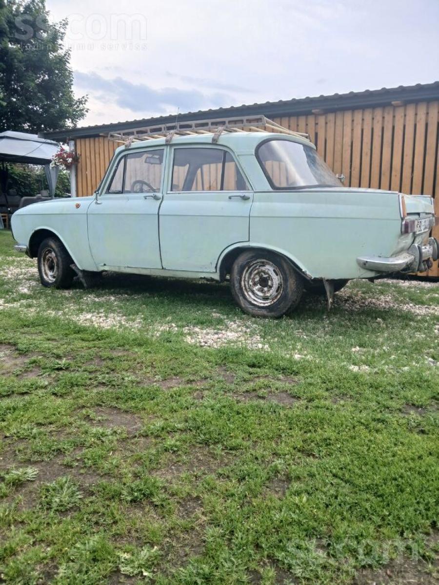Green Moskvich / AZLK 412 1972 in Kraslava, with an engine capacity of 1.50 L and mileage of 33 thousand km for 650 €, photo 3 on AUTOMOTO.COM.LV