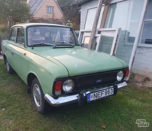 Zaļš Moskvych / AZLK 412 1985 Šakiai, ar dzinēja tilpumu 1.50 L un nobraukumu 32 tūkst. km par 2000 €, foto  vietnē AUTOMOTO.COM.LV
