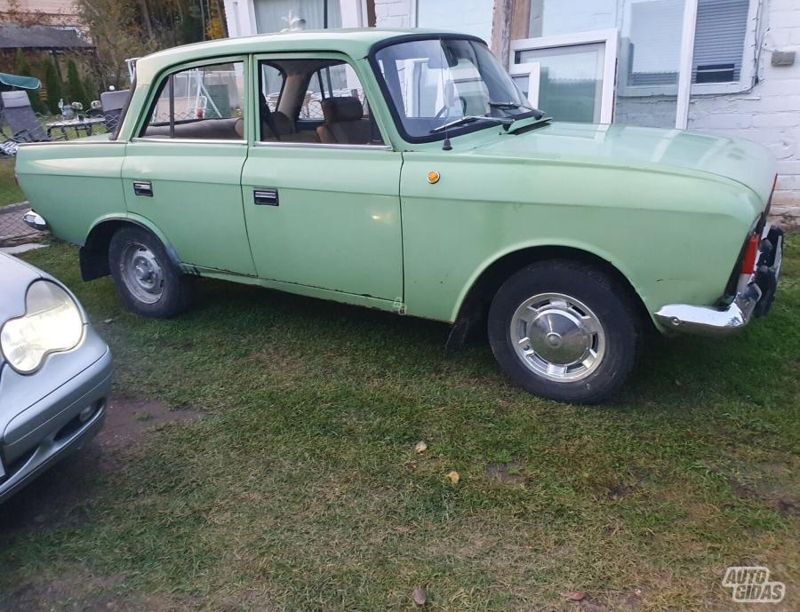 Zaļš Moskvych / AZLK 412 1985 Šakiai, ar dzinēja tilpumu 1.50 L un nobraukumu 32 tūkst. km par 2000 €, foto 3 vietnē AUTOMOTO.COM.LV