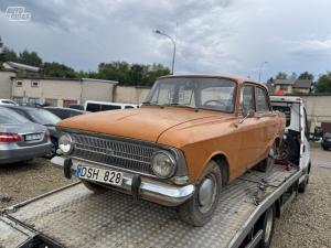 Pelēks Moskvych / AZLK 412 1981 Šauļi, ar dzinēja tilpumu 1.40 L un nobraukumu 111 tūkst. km par 1350 €, foto 4 vietnē AUTOMOTO.COM.LV