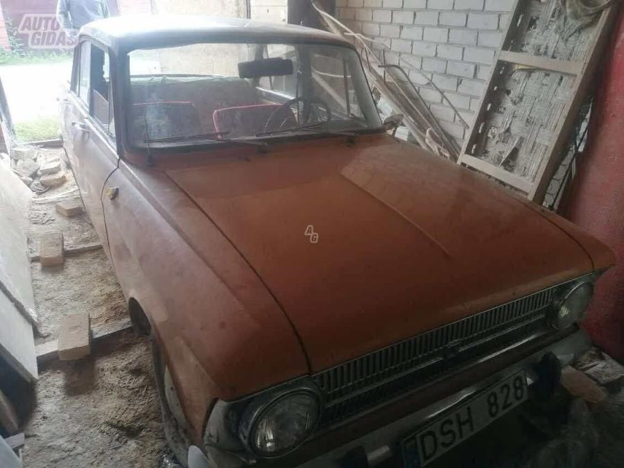 Pelēks Moskvych / AZLK 412 1981 Šauļi, ar dzinēja tilpumu 1.40 L un nobraukumu 111 tūkst. km par 1350 €, foto 9 vietnē AUTOMOTO.COM.LV