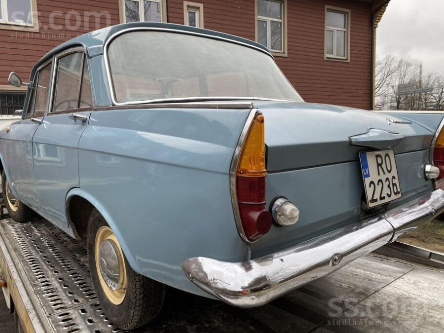 Moskvych / AZLK 412 1968 Rīga, ar dzinēja tilpumu 1.50 L un nobraukumu 16 tūkst. km par 4200 €, foto 6 vietnē AUTOMOTO.COM.LV