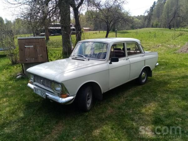 Белый Москвич / АЗЛК 412 1974 в Краслава, объемом двигателя 1.50 л и пробегом 52 тыс. км за 2000 €, фото 3 на AUTOMOTO.COM.LV