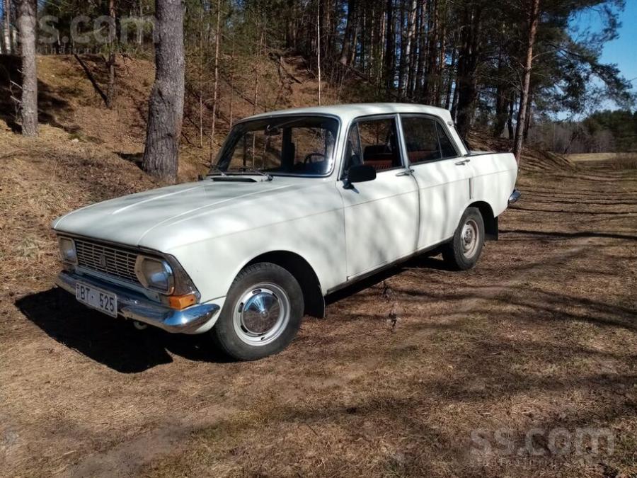 Balts Moskvych / AZLK 412 1974 Krāslava, ar dzinēja tilpumu 1.50 L un nobraukumu 52 tūkst. km par 2000 €, foto 7 vietnē AUTOMOTO.COM.LV