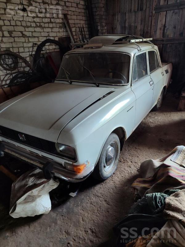Balts Moskvych / AZLK 412 1980 Rēzekne, ar dzinēja tilpumu 1.50 L un nobraukumu 56 tūkst. km par 1220 €, foto 1 vietnē AUTOMOTO.COM.LV