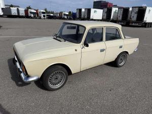 Dzeltens Moskvych / AZLK 412 1986 Klaipėda, ar dzinēja tilpumu 1.50 L un nobraukumu 58 tūkst. km par 1500 €, foto  vietnē AUTOMOTO.COM.LV