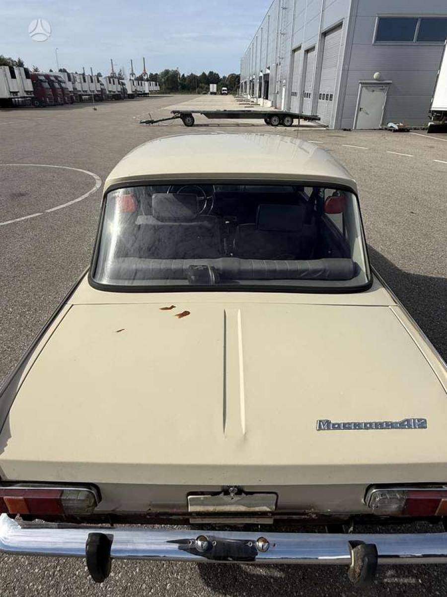 Dzeltens Moskvych / AZLK 412 1986 Klaipėda, ar dzinēja tilpumu 1.50 L un nobraukumu 58 tūkst. km par 1500 €, foto 10 vietnē AUTOMOTO.COM.LV