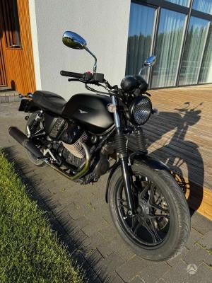 Черный Moto Guzzi V7 2014 в Вильнюс, объемом двигателя 0.75 л и пробегом 13 тыс. км за 3800 €, фото  на AUTOMOTO.COM.LV