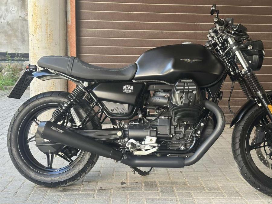 Черный Moto Guzzi V7 2022 в Вильнюс, объемом двигателя 0.85 л и пробегом 3 тыс. км за 6700 €, фото 13 на AUTOMOTO.COM.LV