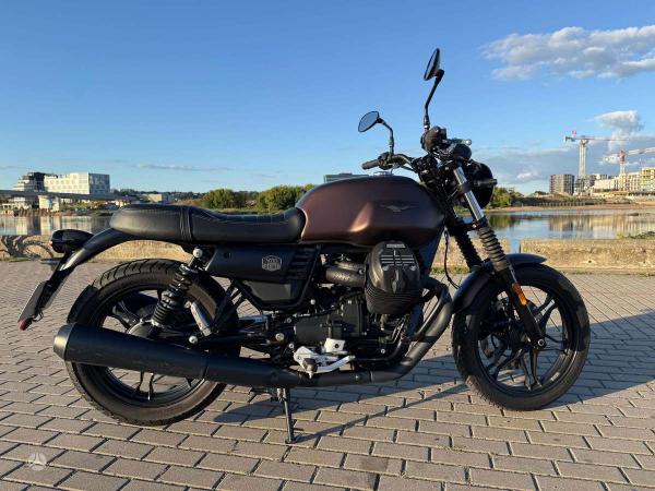 Brown Moto Guzzi V7 2019 in Kaunas, with an engine capacity of 0.75 L and mileage of 16 thousand km for 5500 €, photo 5 on AUTOMOTO.COM.LV