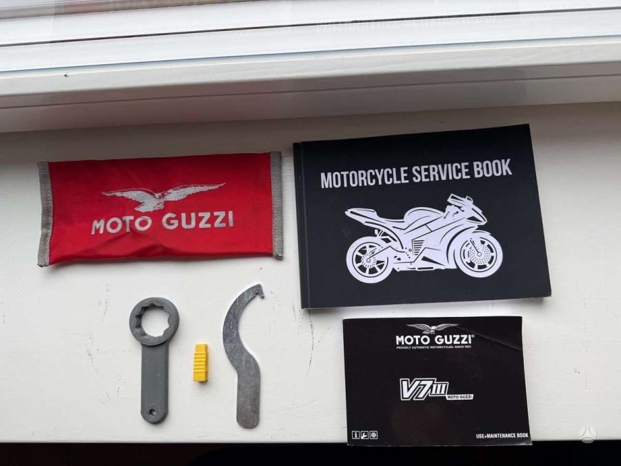 Коричневый Moto Guzzi V7 2019 в Каунас, объемом двигателя 0.75 л и пробегом 16 тыс. км за 5500 €, фото 15 на AUTOMOTO.COM.LV