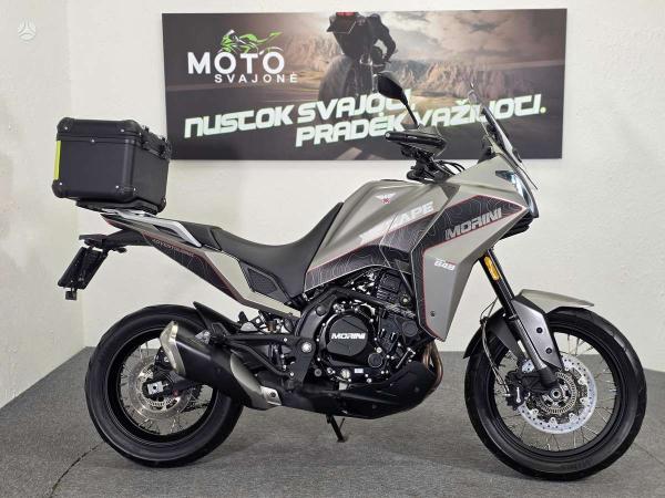 Grey Moto Morini X-Cape 2022 in Panevezys, with an engine capacity of 0.65 L and mileage of 22 thousand km for 5199 €, photo 4 on AUTOMOTO.COM.LV