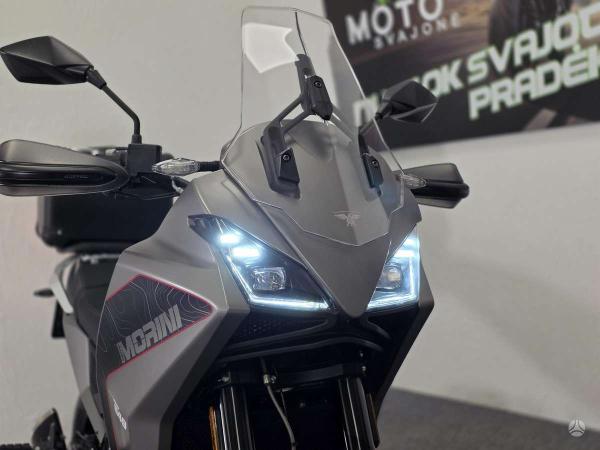 Grey Moto Morini X-Cape 2022 in Panevezys, with an engine capacity of 0.65 L and mileage of 22 thousand km for 5199 €, photo 6 on AUTOMOTO.COM.LV