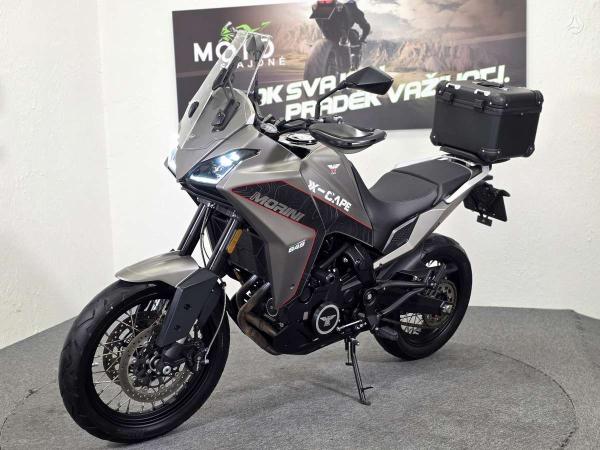 Grey Moto Morini X-Cape 2022 in Panevezys, with an engine capacity of 0.65 L and mileage of 22 thousand km for 5199 €, photo 8 on AUTOMOTO.COM.LV