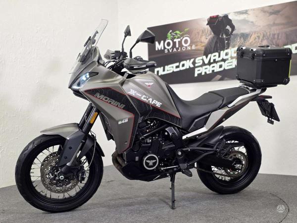 Grey Moto Morini X-Cape 2022 in Panevezys, with an engine capacity of 0.65 L and mileage of 22 thousand km for 5199 €, photo 9 on AUTOMOTO.COM.LV