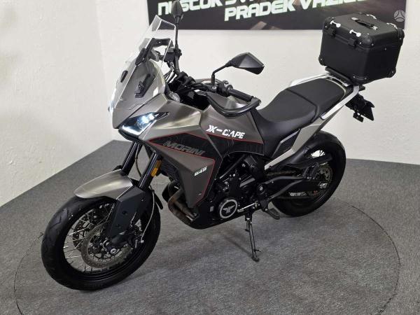 Grey Moto Morini X-Cape 2022 in Panevezys, with an engine capacity of 0.65 L and mileage of 22 thousand km for 5199 €, photo 10 on AUTOMOTO.COM.LV