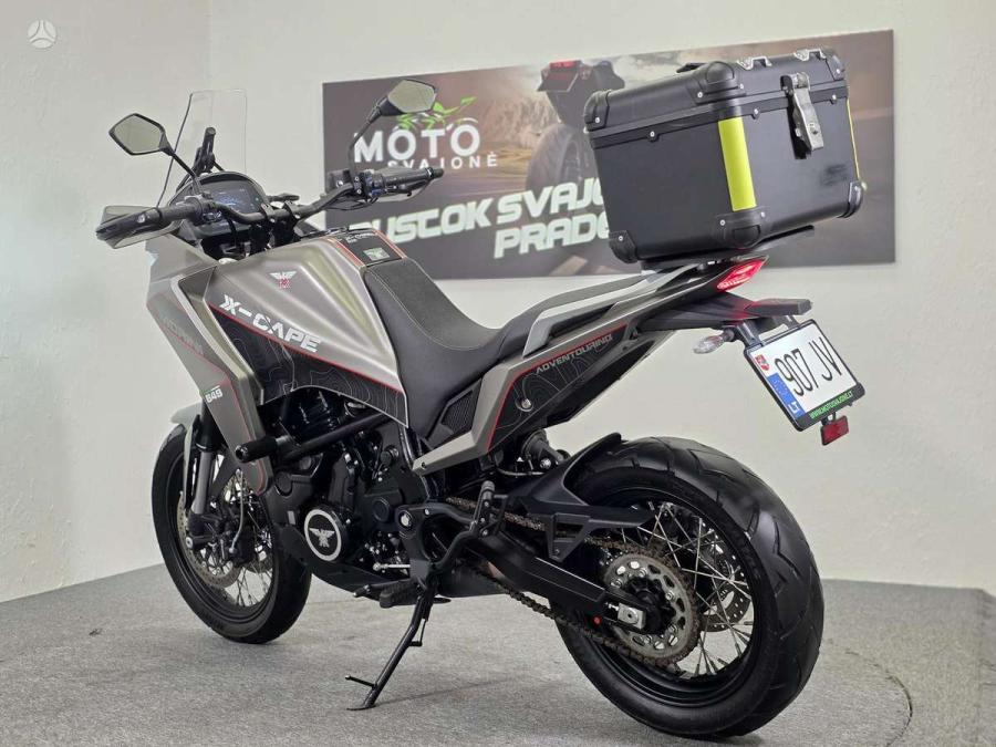Grey Moto Morini X-Cape 2022 in Panevezys, with an engine capacity of 0.65 L and mileage of 22 thousand km for 5199 €, photo 14 on AUTOMOTO.COM.LV