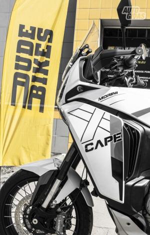 White Moto Morini X-Cape 2026 in Vilnius, with an engine capacity of 0.00 L and mileage of 0 thousand km for 13990 €, photo 13 on AUTOMOTO.COM.LV