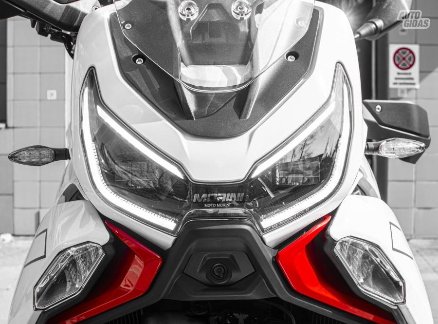 White Moto Morini X-Cape 2026 in Vilnius, with an engine capacity of 0.00 L and mileage of 0 thousand km for 11200 €, photo 7 on AUTOMOTO.COM.LV