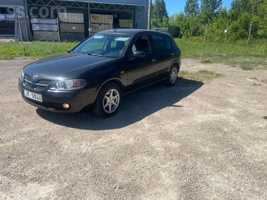 Black Nissan Almera 2003 in Riga, with an engine capacity of 1.50 L and mileage of 0 thousand km for 1899 €, photo 6 on AUTOMOTO.COM.LV