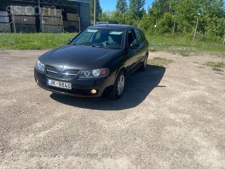 Black Nissan Almera 2003 in Riga, with an engine capacity of 1.50 L and mileage of 0 thousand km for 1899 €, photo 9 on AUTOMOTO.COM.LV