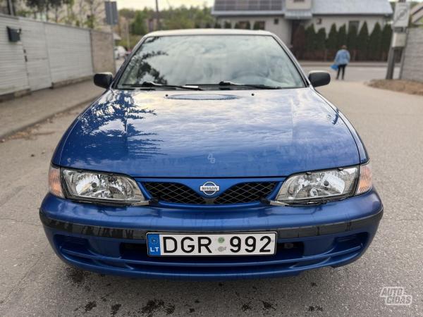 Blue Nissan Almera 1998 in Kaunas, with an engine capacity of 1.60 L and mileage of 187 thousand km for 950 €, photo 2 on AUTOMOTO.COM.LV
