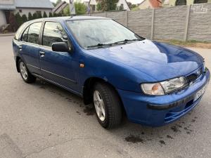 Blue Nissan Almera 1998 in Kaunas, with an engine capacity of 1.60 L and mileage of 187 thousand km for 950 €, photo 4 on AUTOMOTO.COM.LV