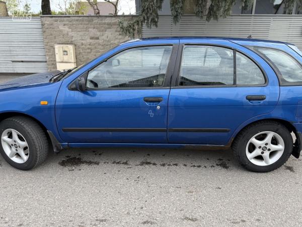 Blue Nissan Almera 1998 in Kaunas, with an engine capacity of 1.60 L and mileage of 187 thousand km for 950 €, photo 8 on AUTOMOTO.COM.LV